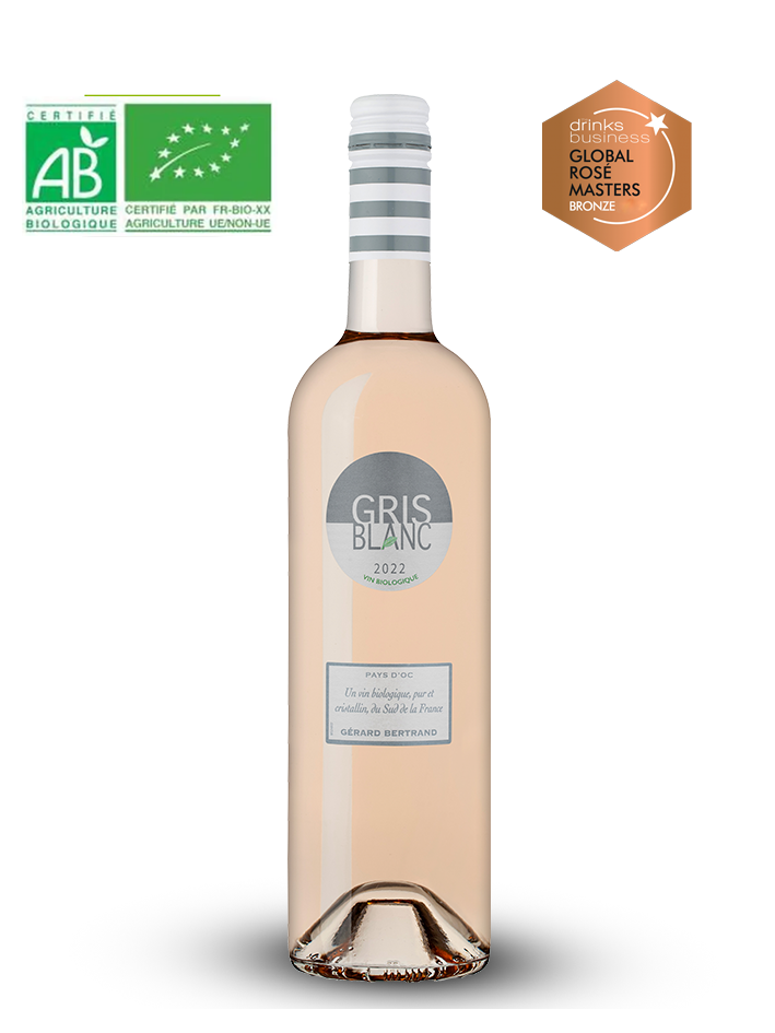 Gris Blanc 2022 vin rosé bio 75cl Gérard Bertrand